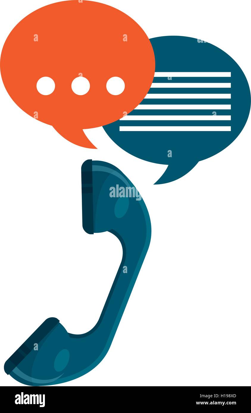 telephone speaker with call center icon Stock Vector Image & Art - Alamy