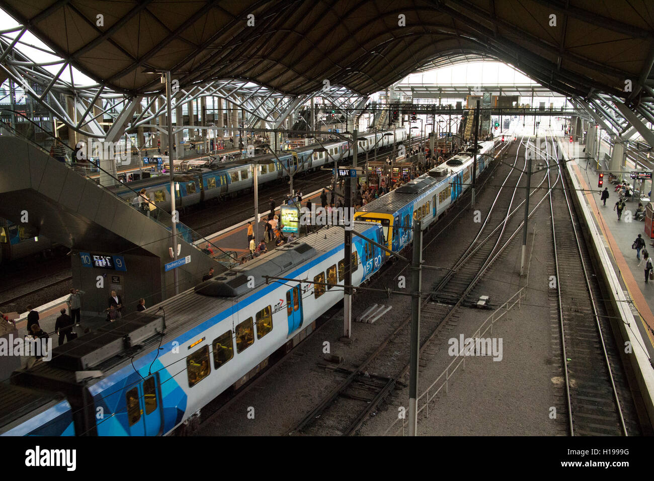 The interior of the Southern Cross Railway Station formally Spencer ...