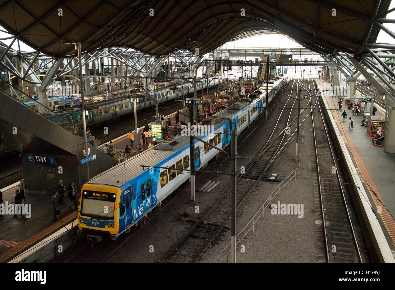 The interior of the Southern Cross Railway Station formally Spencer ...