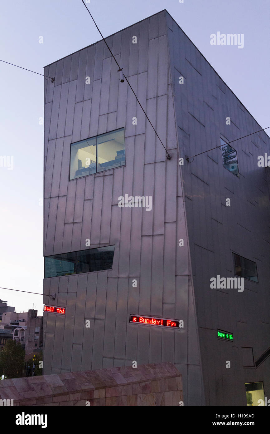A section of the architectural icon Federation Square Melbourne ...