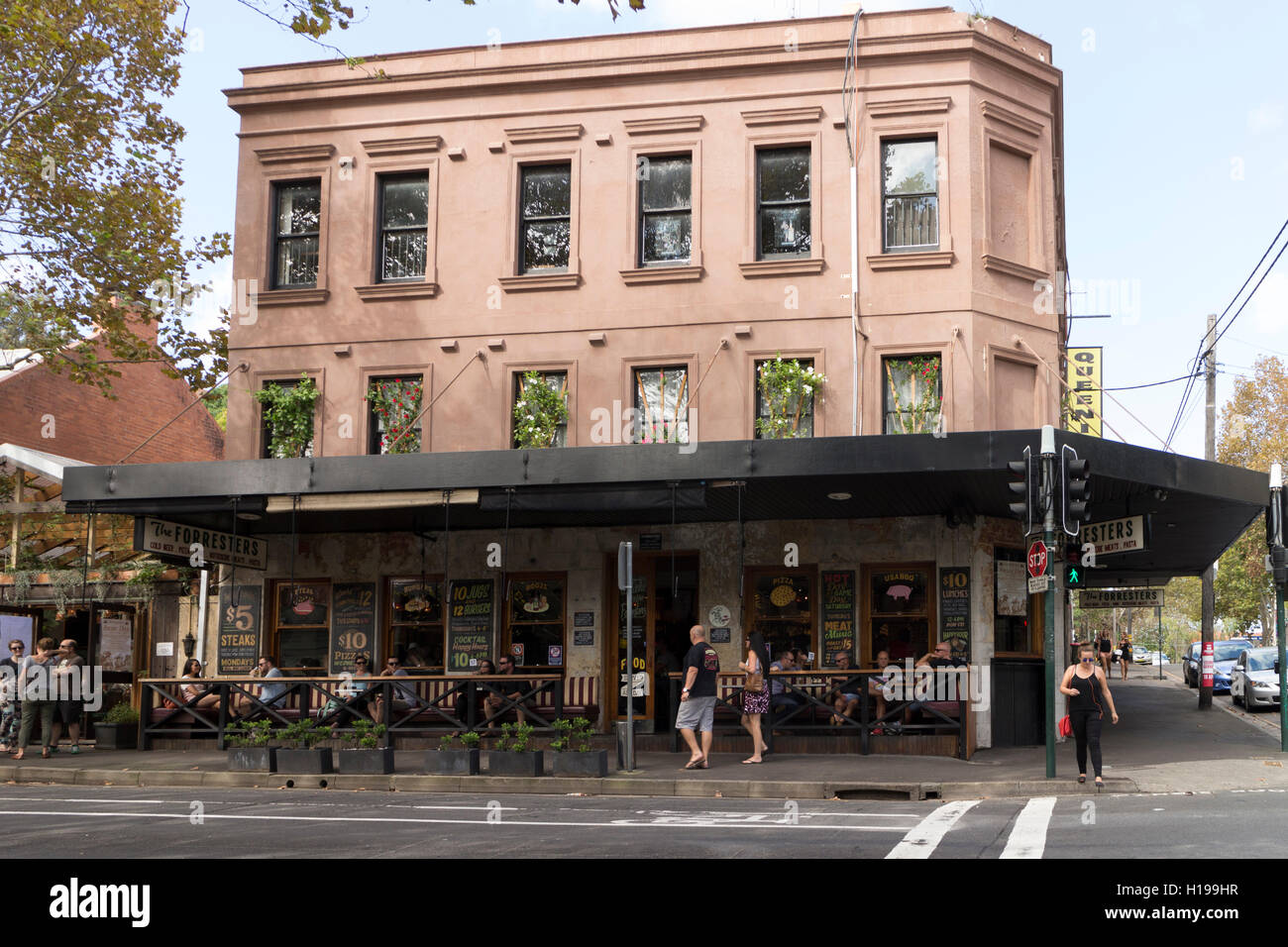 Inner city pub Forresters Hotel Fouveaux Street Surry Hills Sydney ...