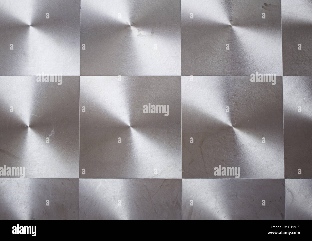 Wall metal industrial building square texture Stock Photo - Alamy