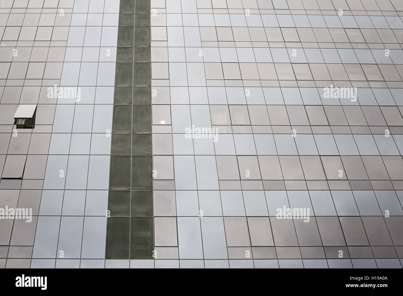 Black skyscraper in urban city, construction Stock Photo - Alamy