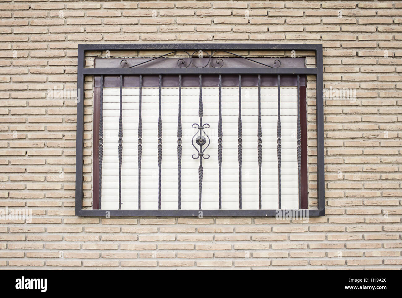 Window bars on urban street safely, construction Stock Photo - Alamy