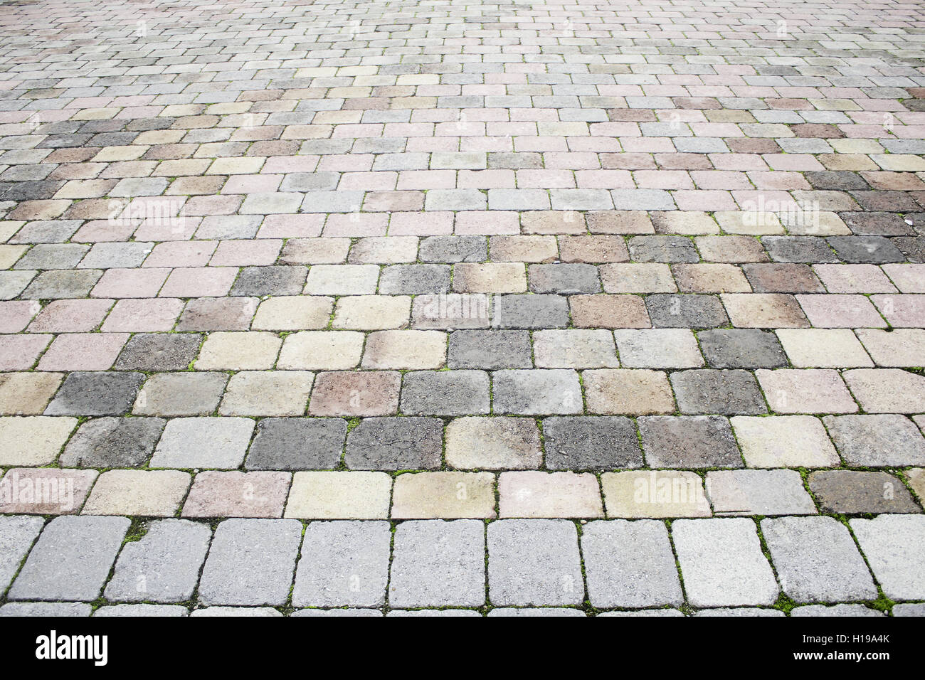 Horizontal floor tiles in urban street Stock Photo - Alamy
