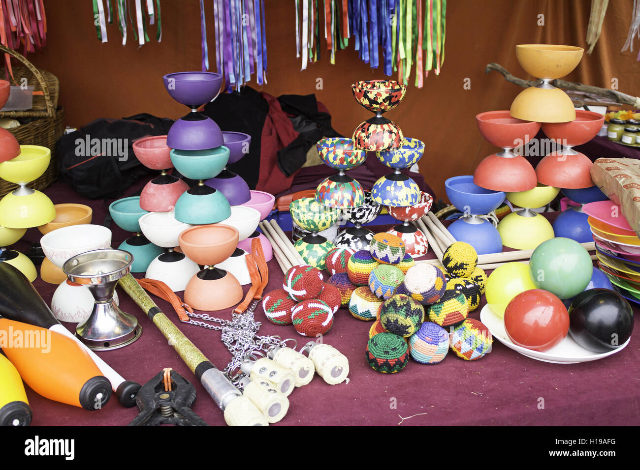 Diabolo juggling toy hi-res stock photography and images - Alamy