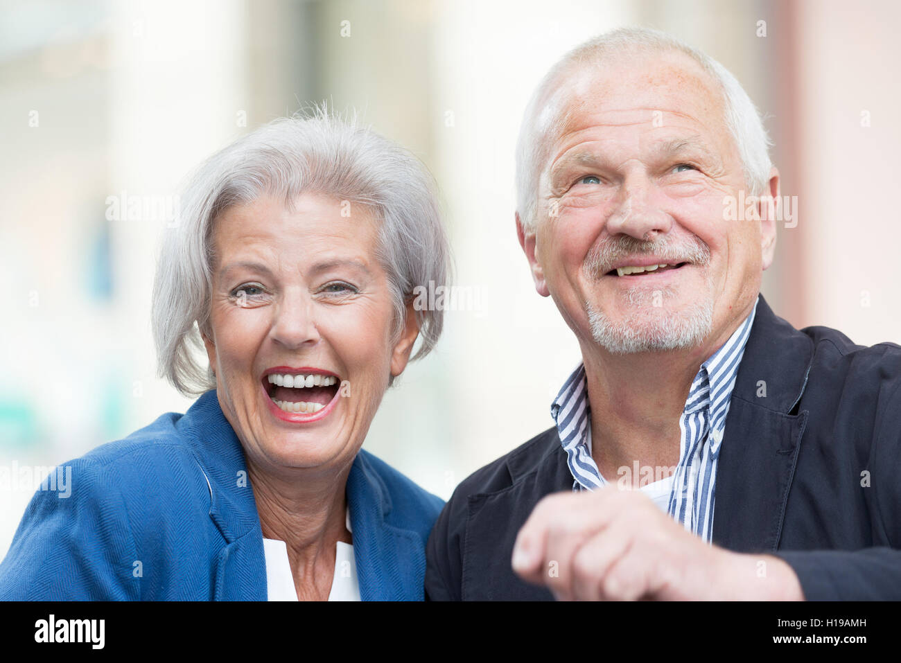 Happy senior couple Stock Photo - Alamy