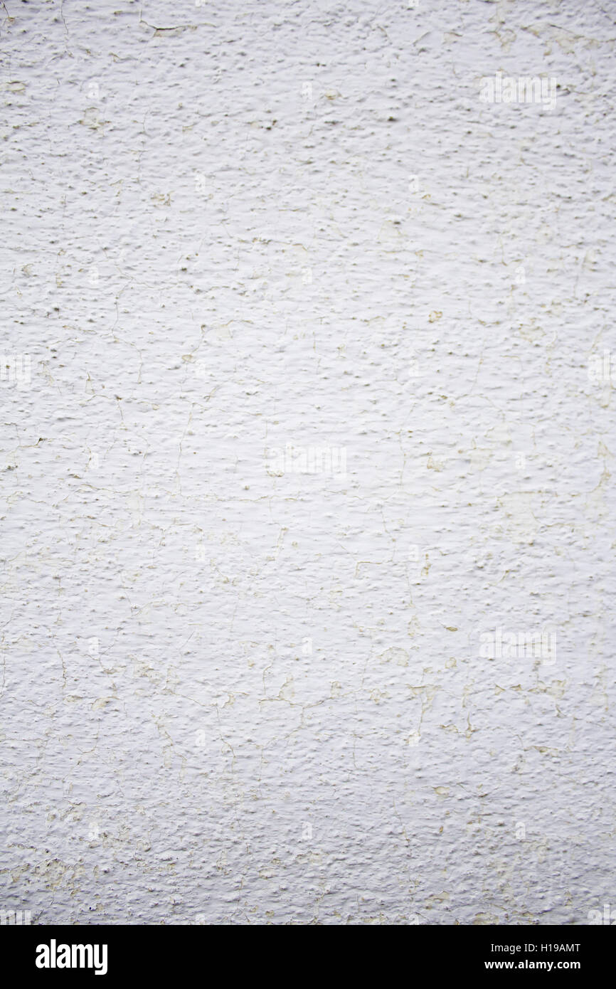 White plaster wall urban street construction Stock Photo - Alamy