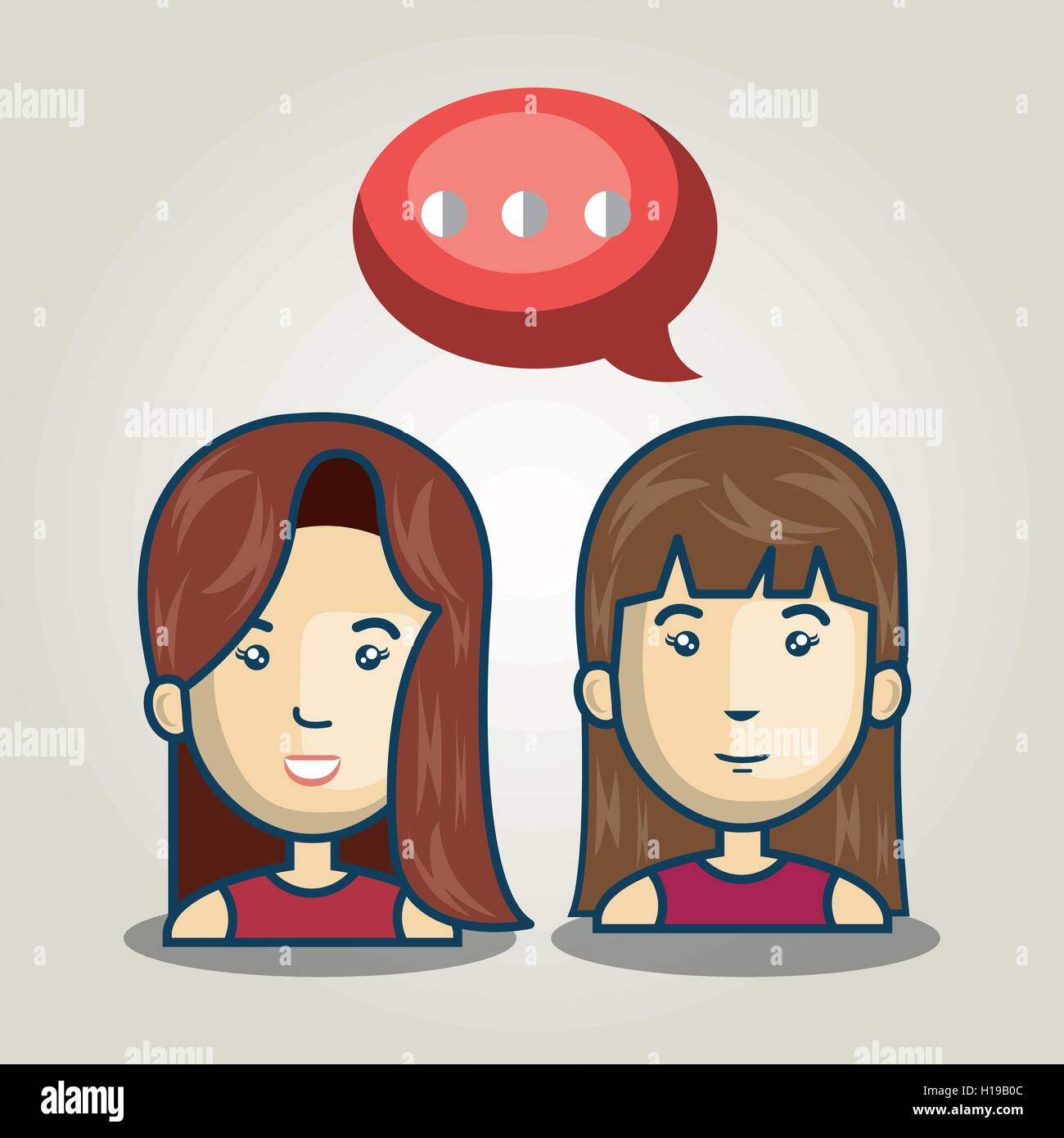 cartoon character bubble speech talk graphic Stock Vector Image & Art ...