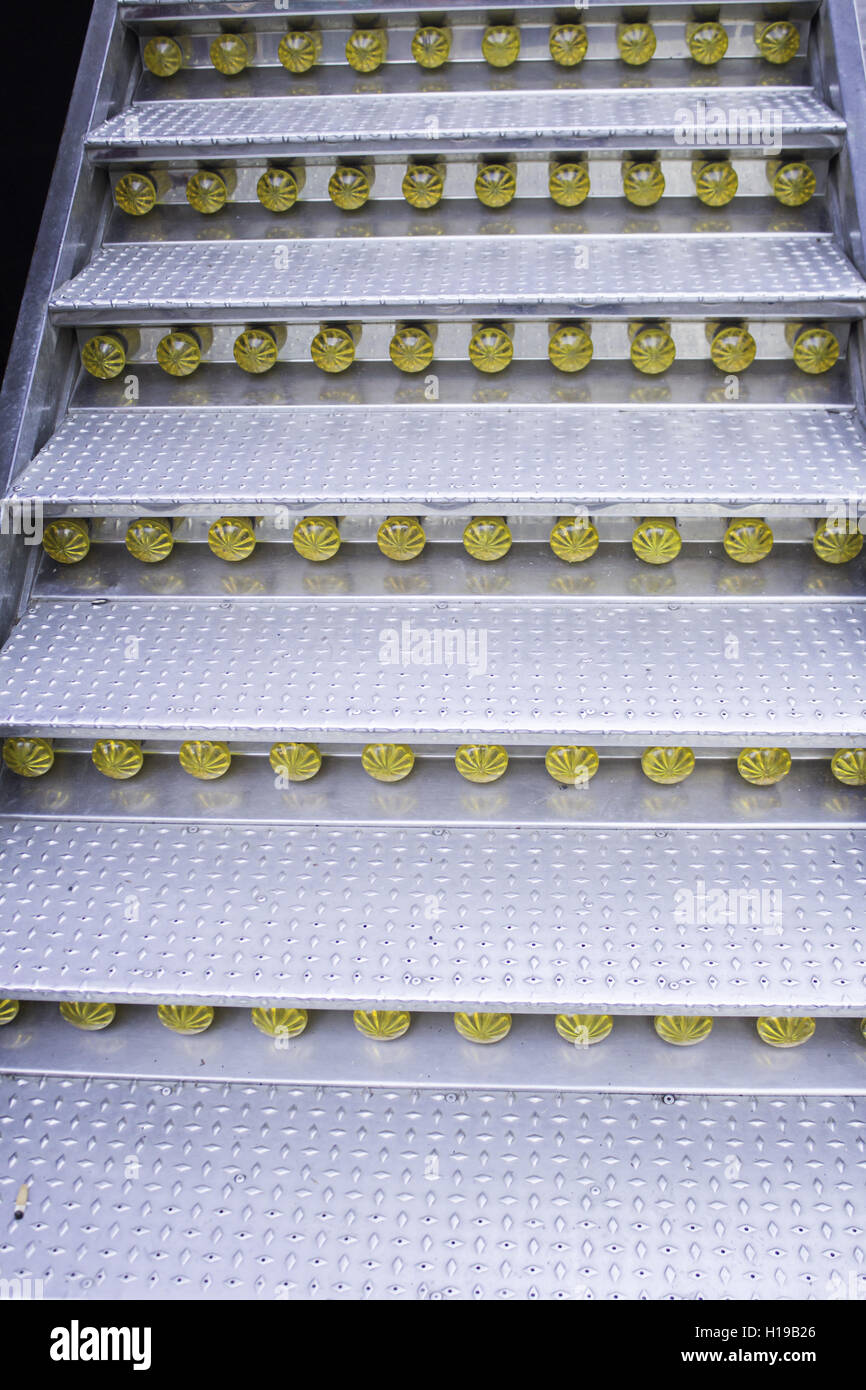 Light metal stairs attraction fairground, fun Stock Photo - Alamy