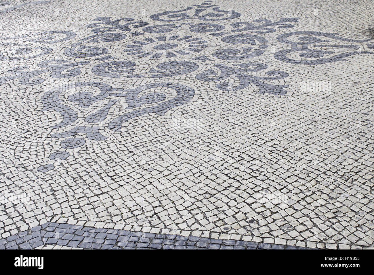 Urban street painted floor tiles, construction Stock Photo - Alamy