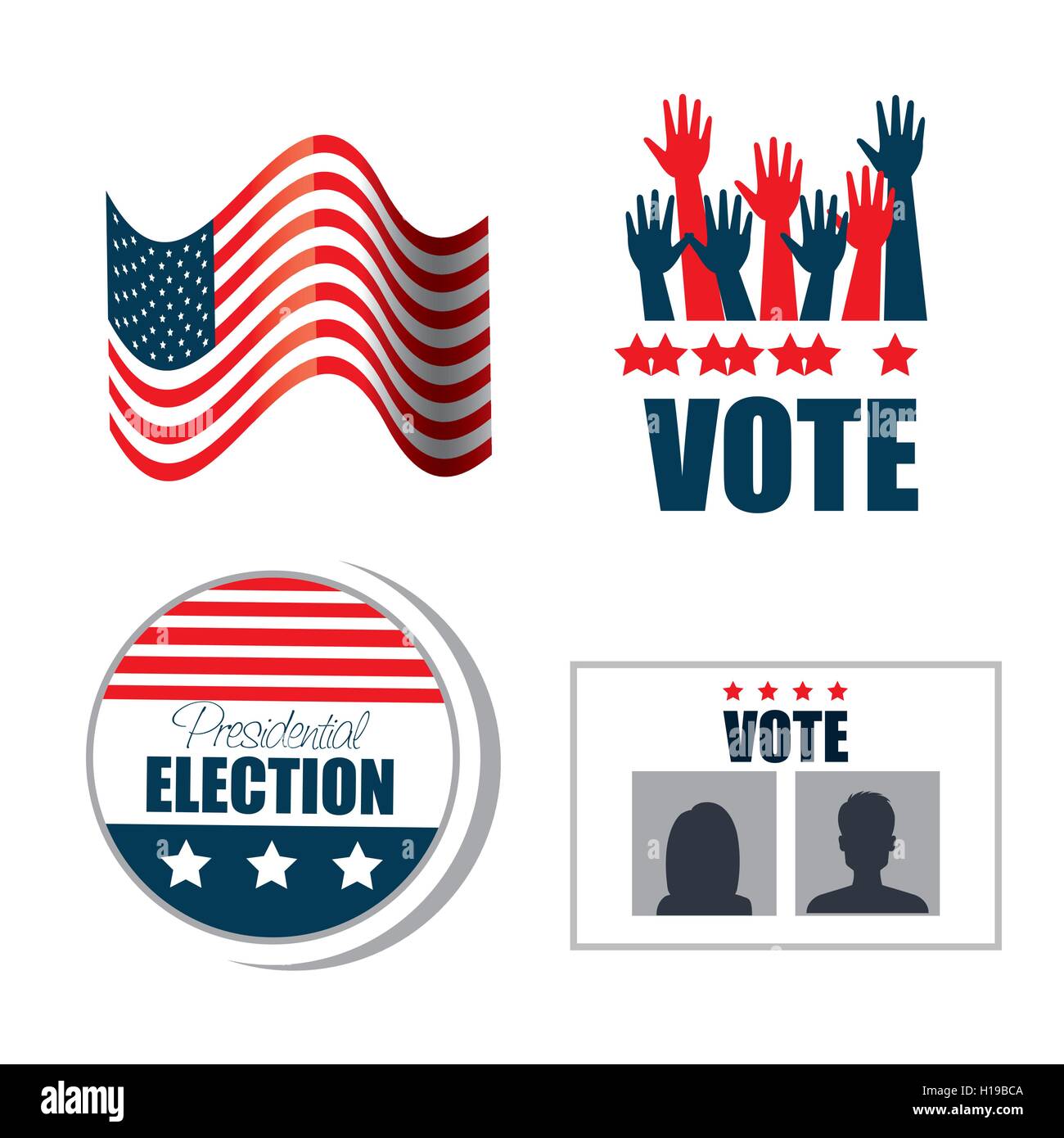 Presidential campaign rally Stock Vector Images - Alamy
