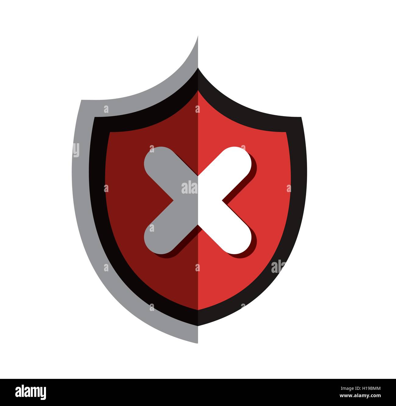 warning alert error system graphic Stock Vector Image & Art - Alamy