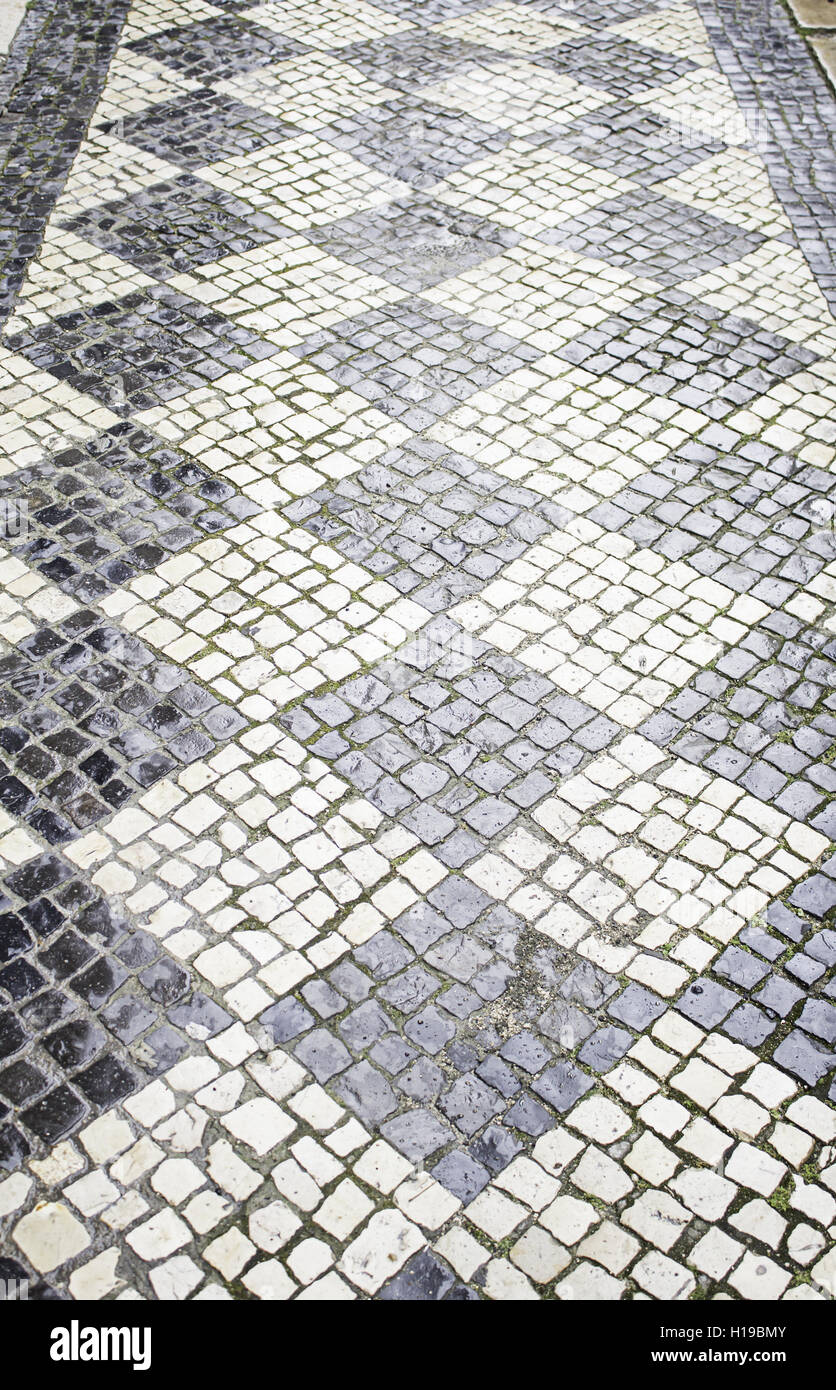 Ground shaped diamond on urban street, outside Stock Photo - Alamy