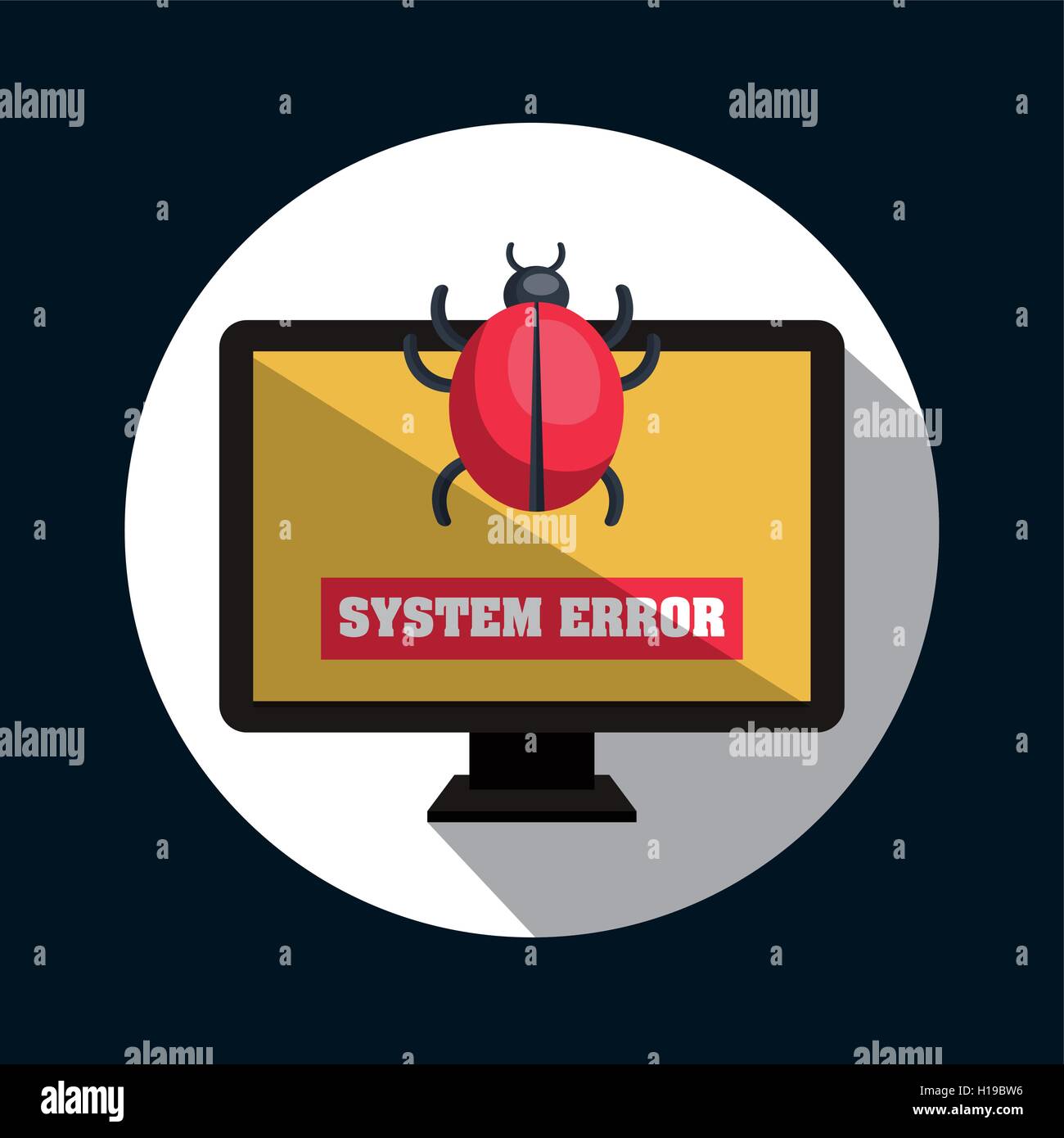 Login failure Stock Vector Images - Alamy