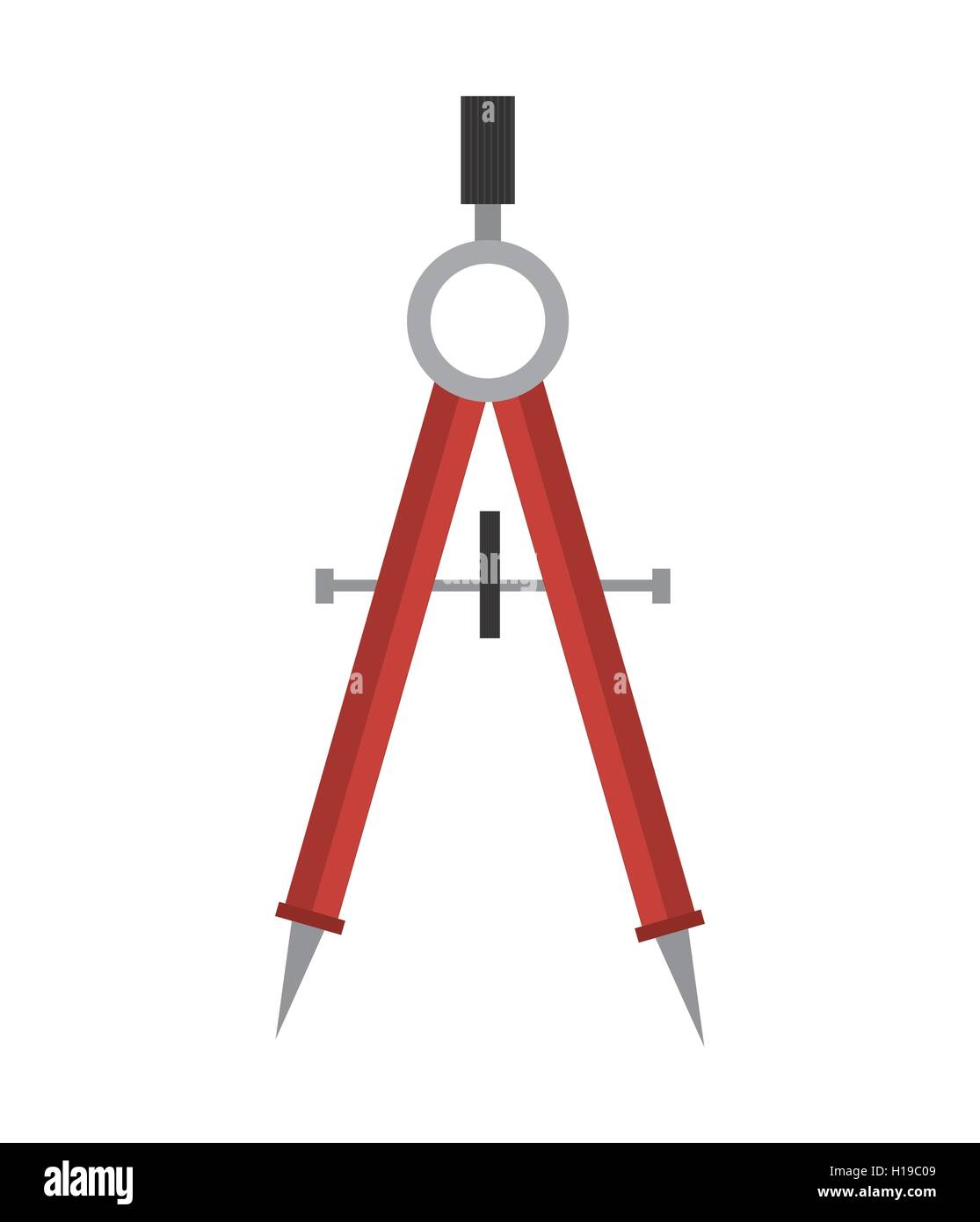 cartoon compass school tool design Stock Vector Image & Art - Alamy