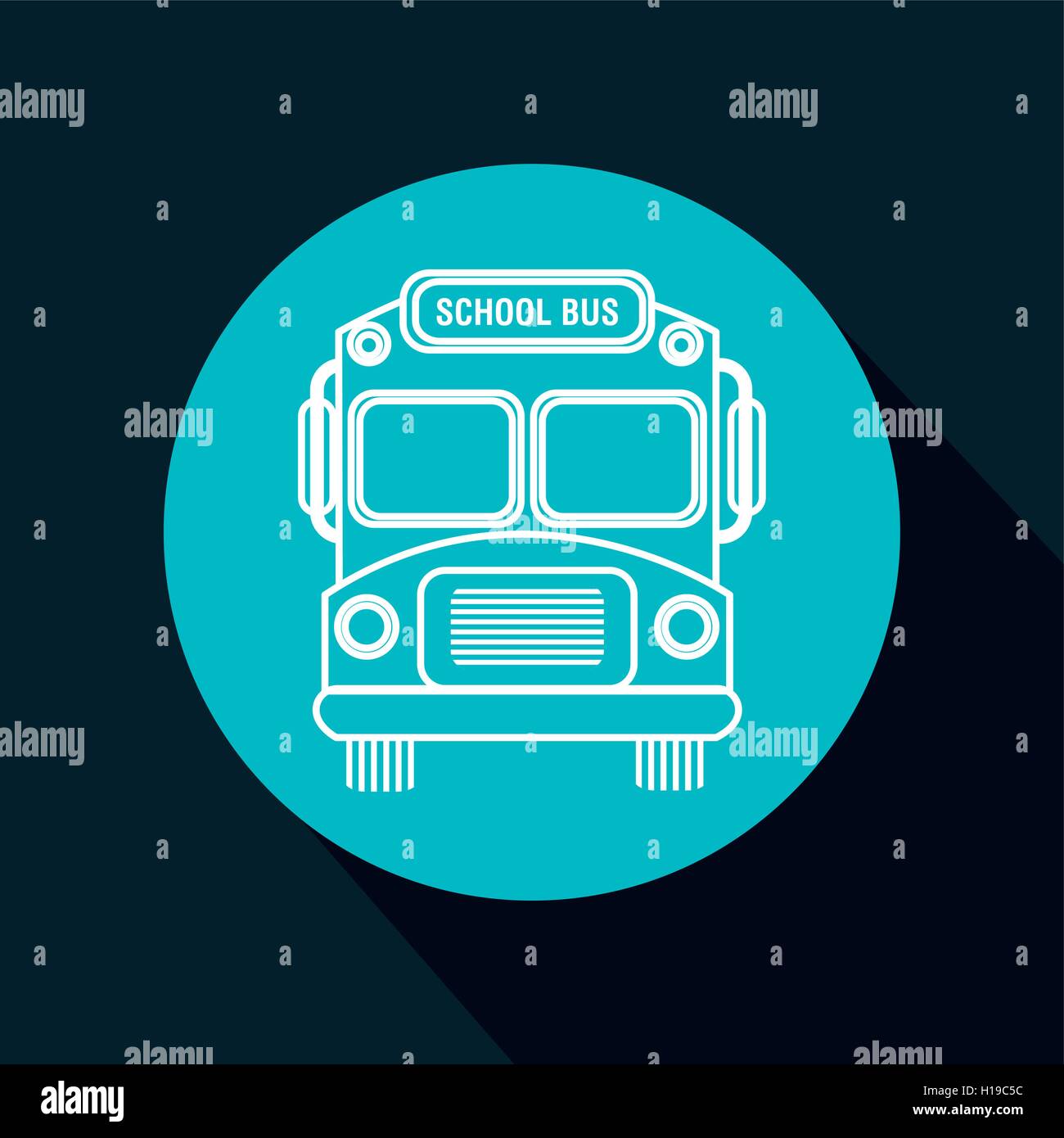 silhouette school bus design Stock Vector Image & Art - Alamy