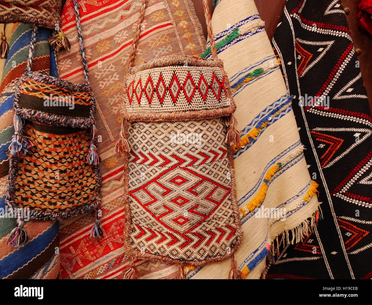 Handmade moroccan bags hi-res stock photography and images - Alamy