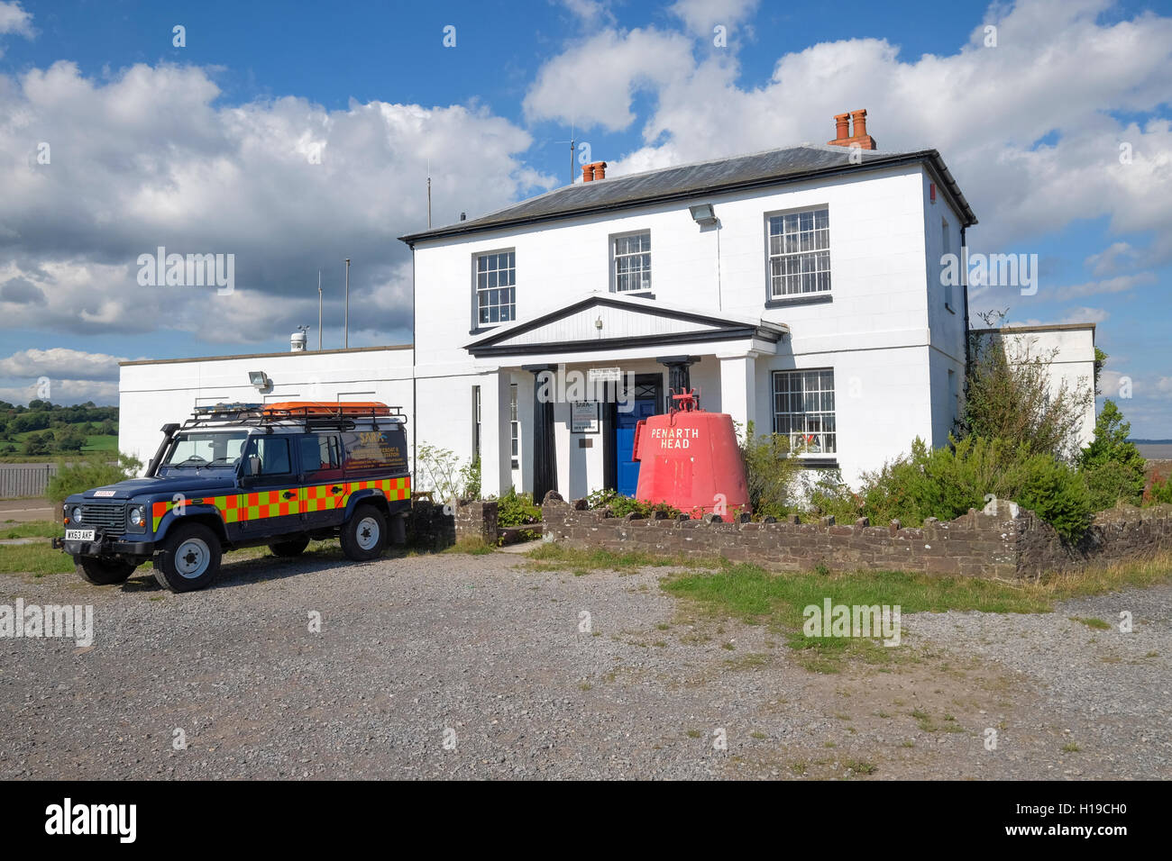 The river Severn Area Rescue Association station at Sharpness Old Dock ...