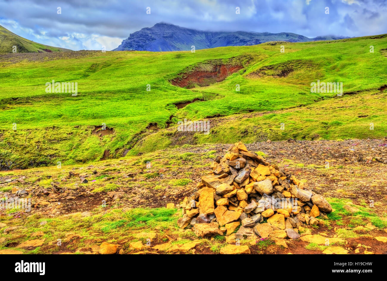 Landscape near the Skoga River - Iceland Stock Photo - Alamy