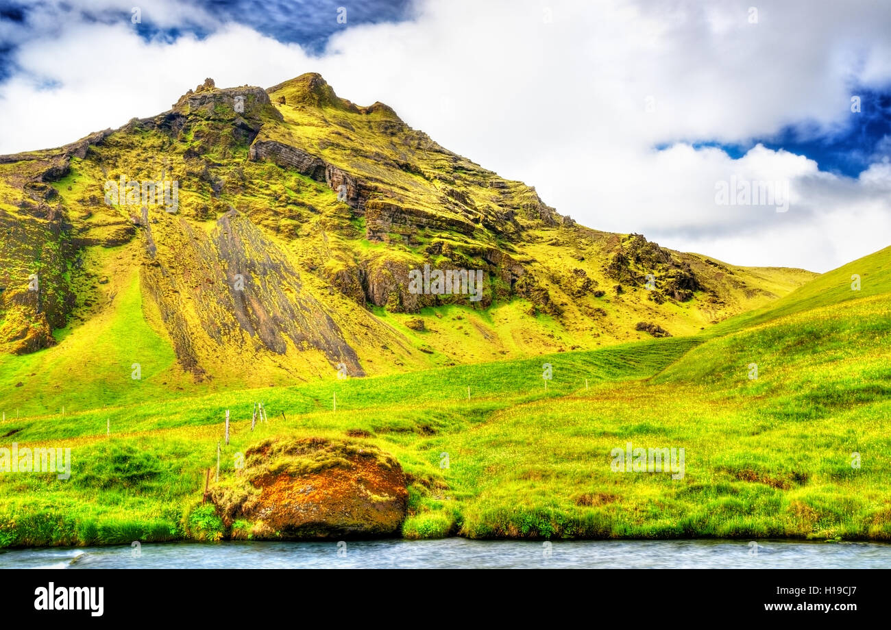 Landscape near the Skoga River - Iceland Stock Photo - Alamy