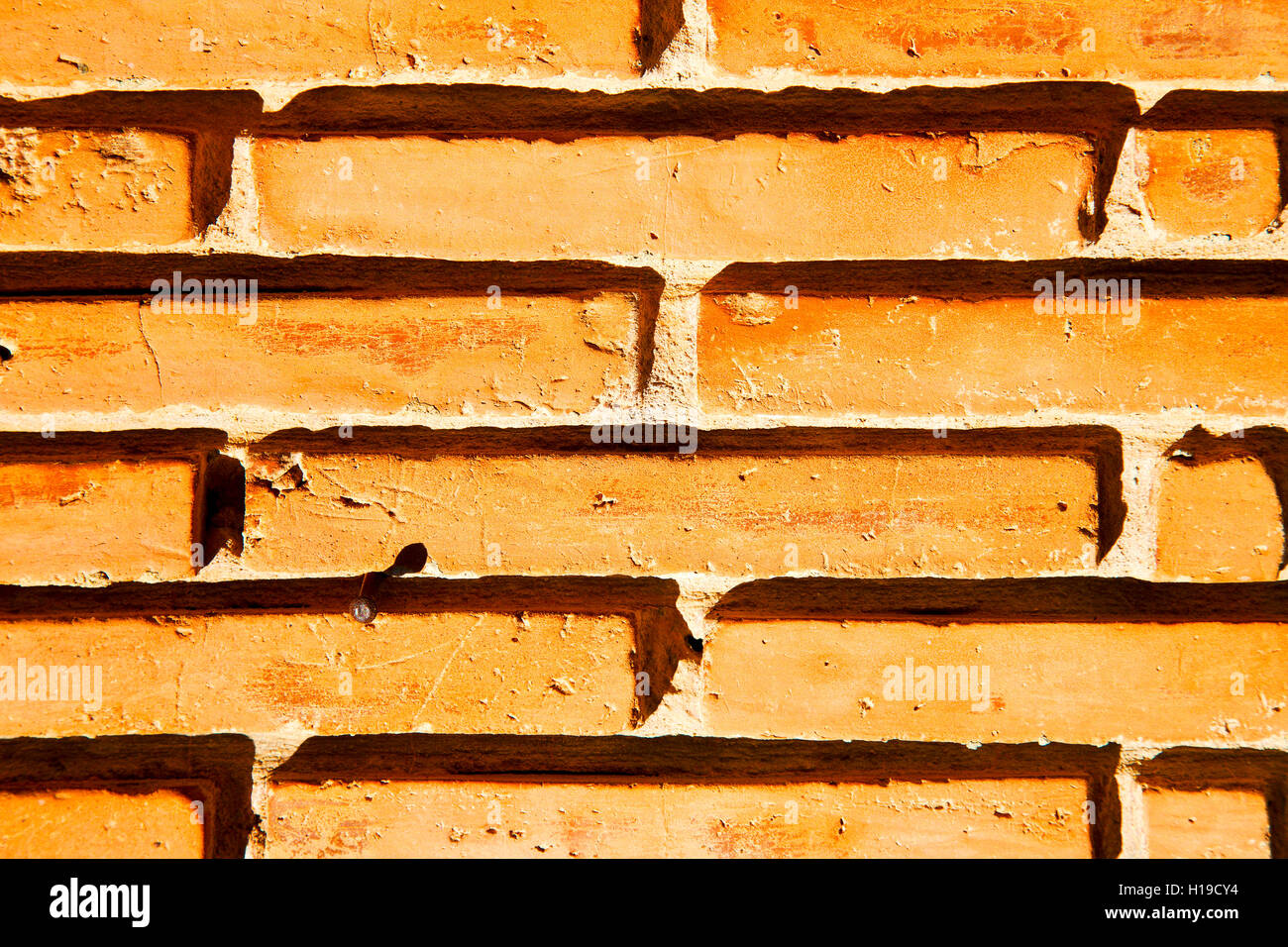 texture wall in africa morocco the old brick construction concrete ...