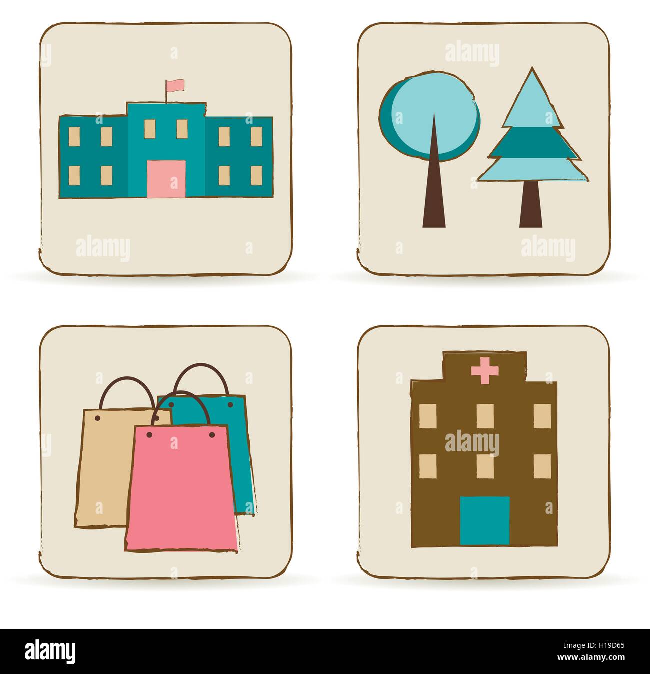 University urban Cut Out Stock Images & Pictures - Alamy