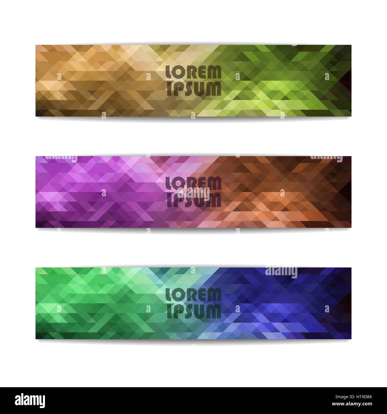 A set of web banners, vector illustration Stock Vector Image & Art - Alamy