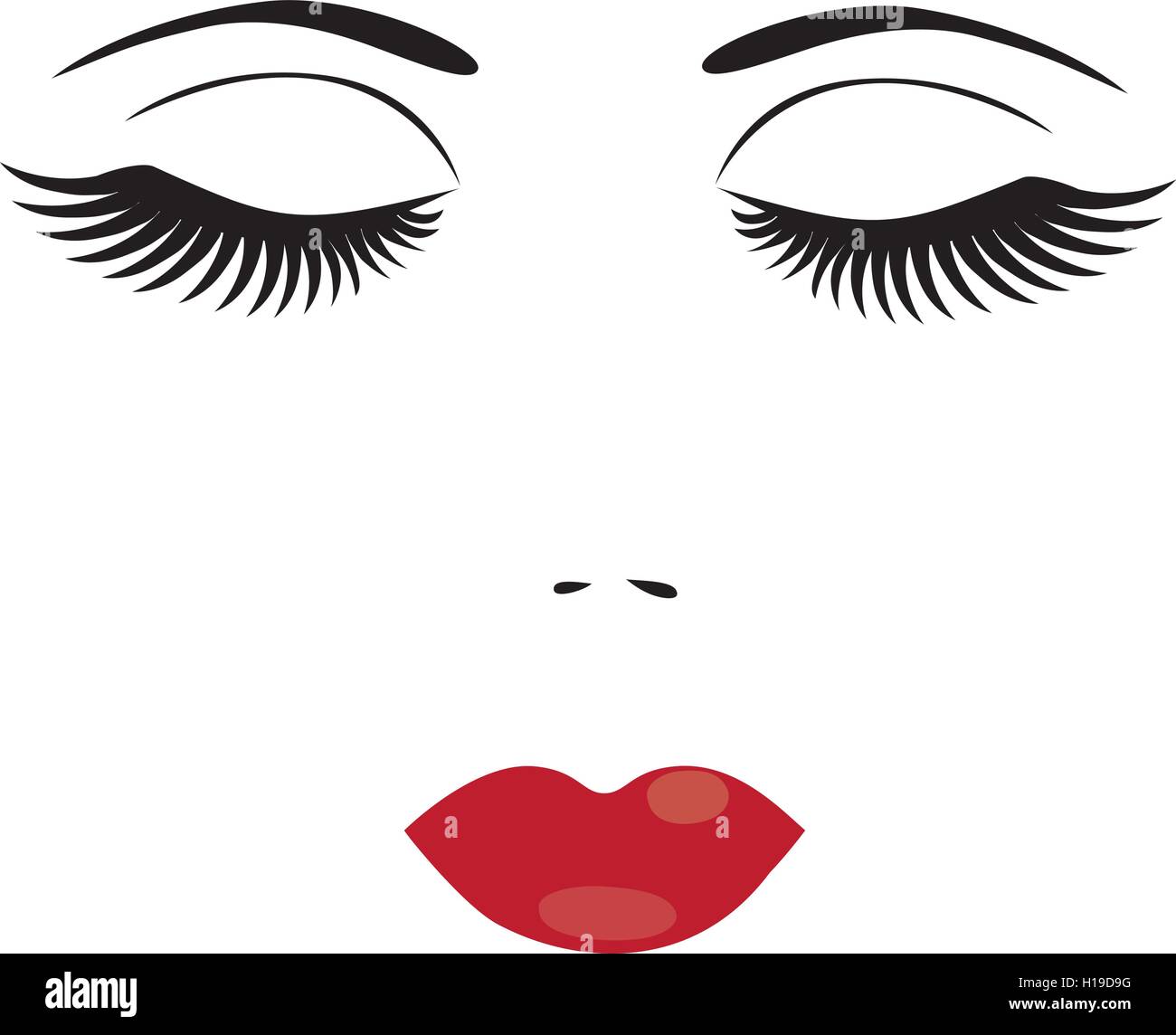 vector woman face Stock Vector Image & Art - Alamy