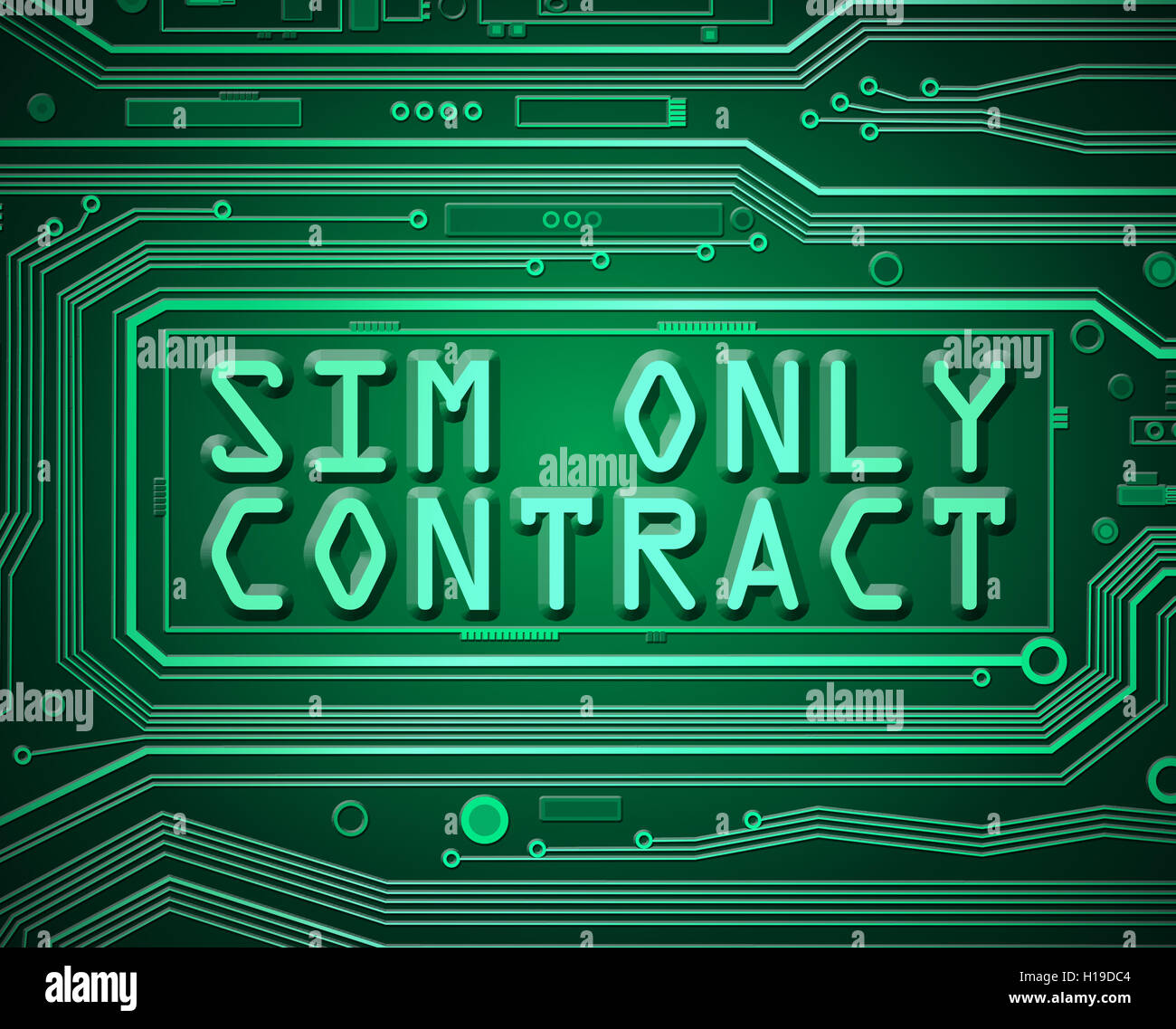 Sim only contract concept Stock Photo - Alamy
