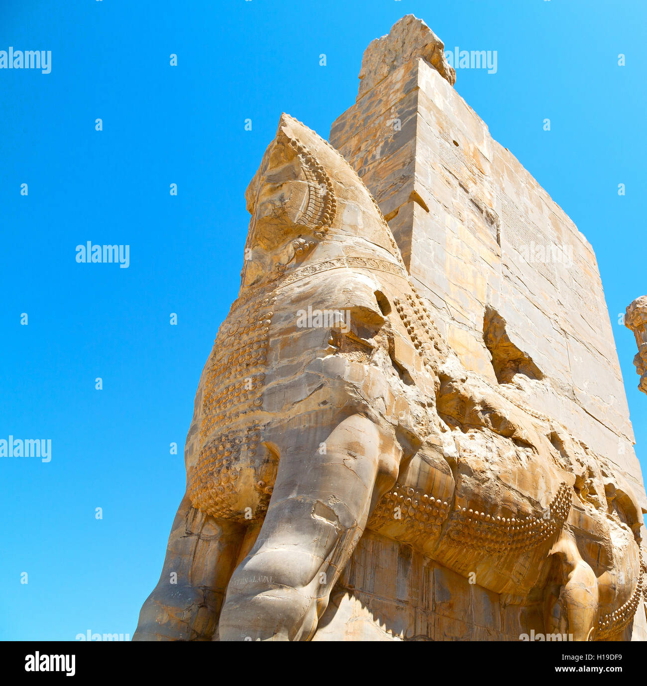 blur in iran persepolis the old ruins historical destination monuments ...