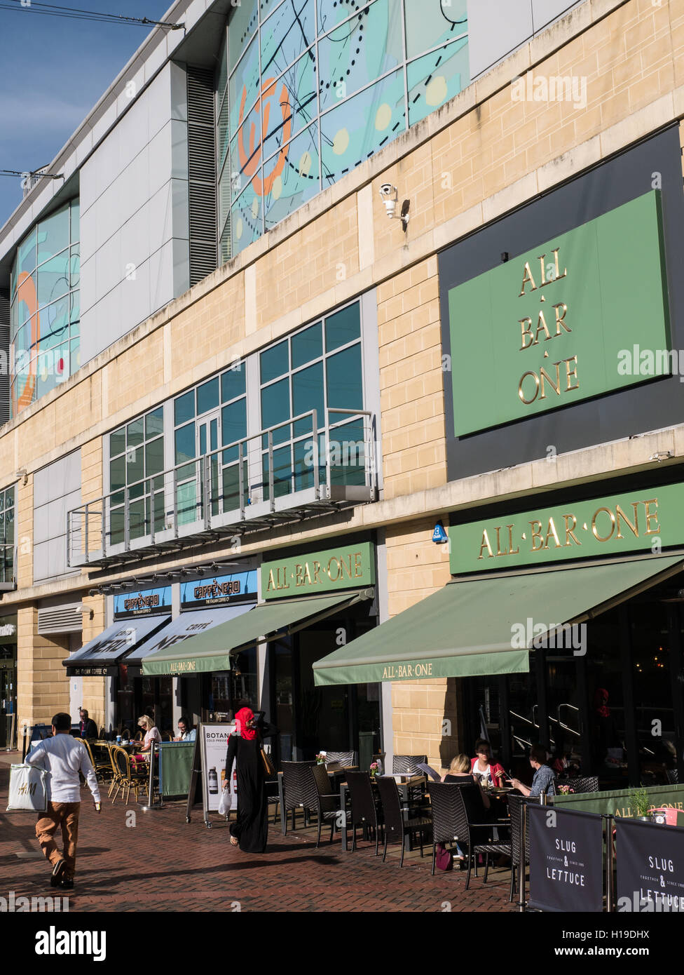 All Bar One, Restaurant, The Oracle, Reading, Berkshire, England, UK ...