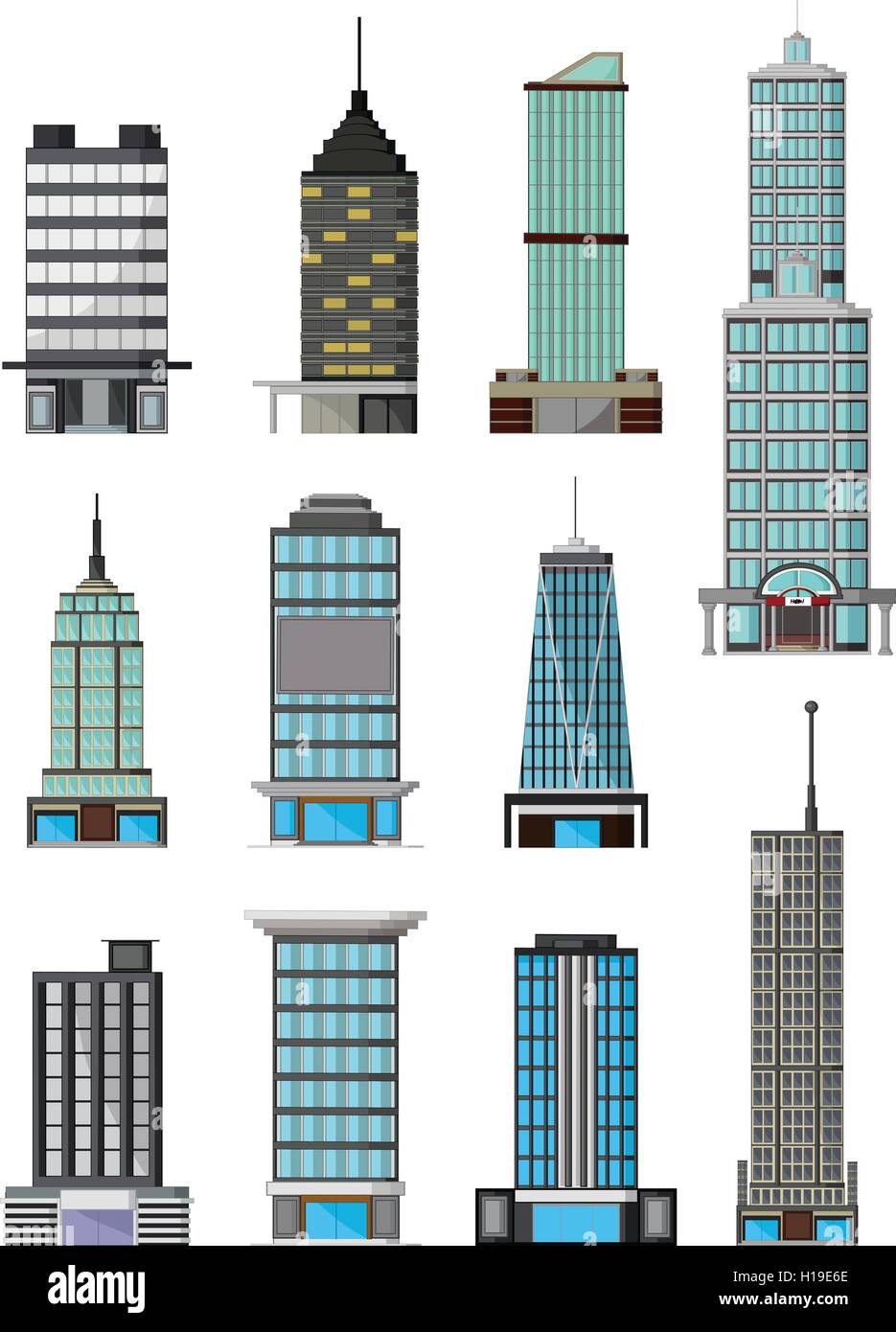 Cartoon building hi-res stock photography and images - Alamy