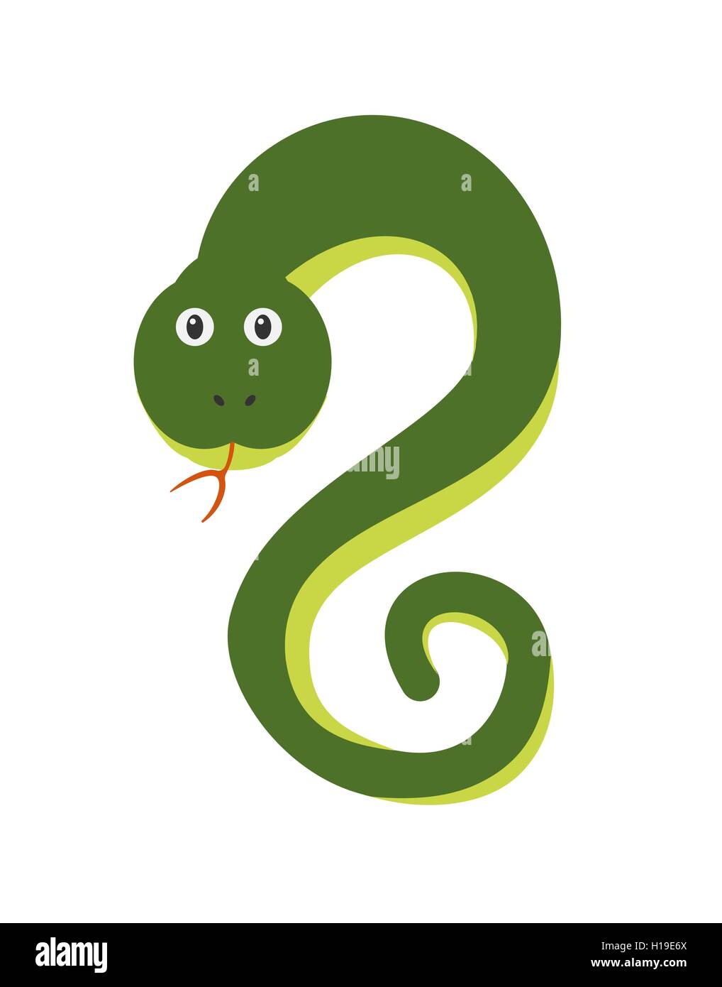 Funny snake character Stock Vector Image & Art - Alamy