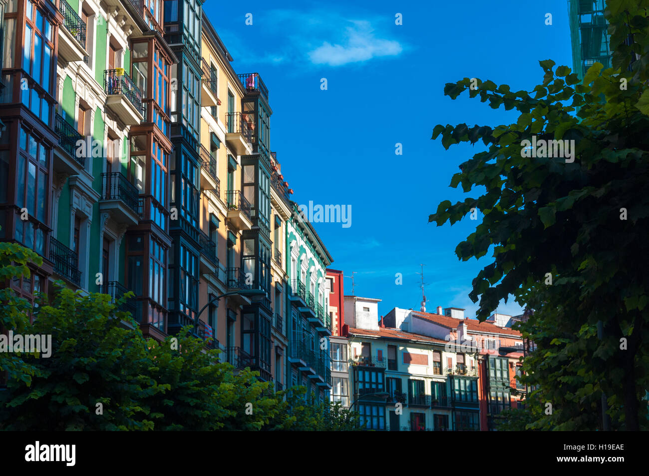 Colourful flats apartments hi-res stock photography and images - Alamy