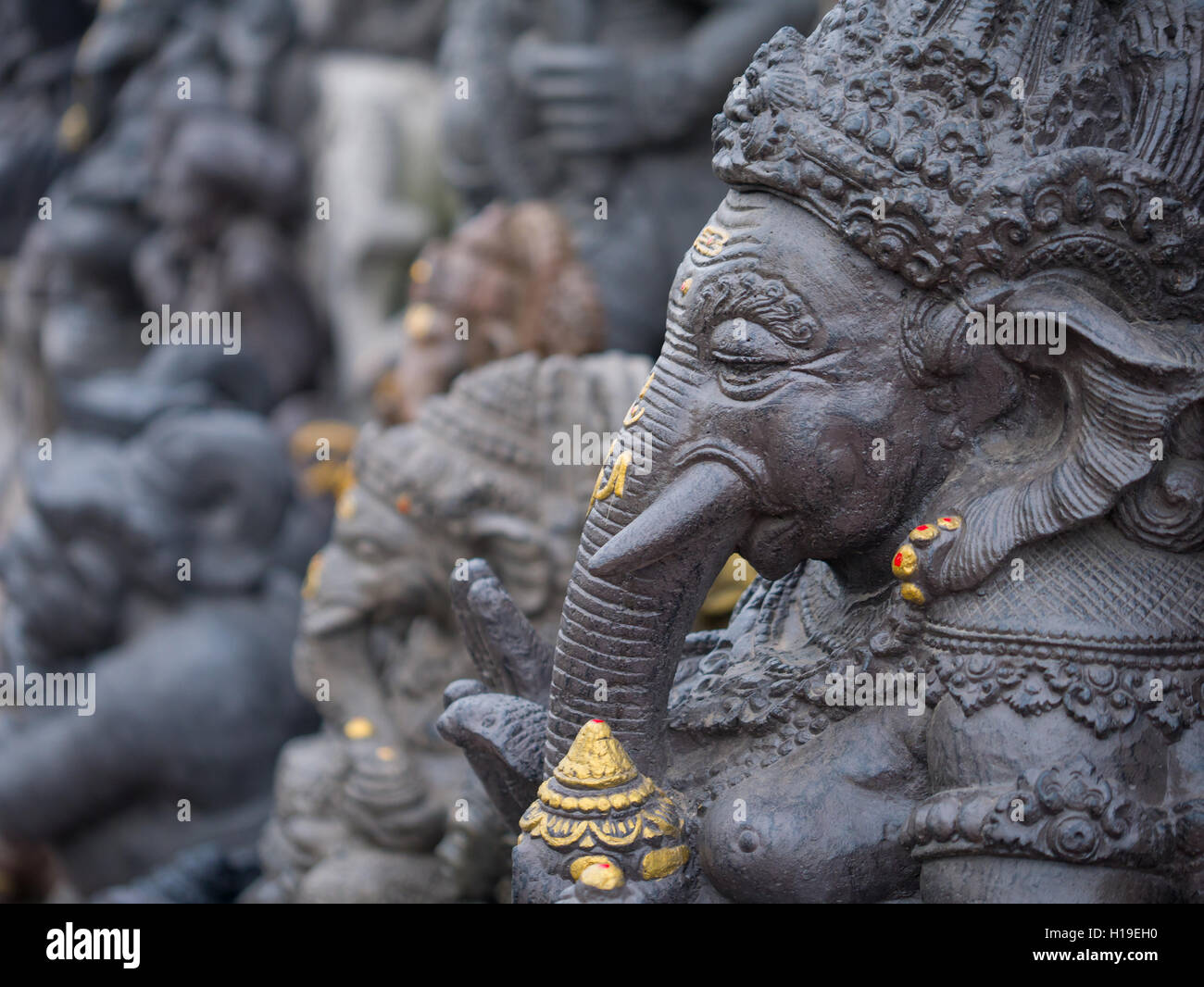 Ancient Balinese statue at the temple in Bali Indonesia Stock Photo - Alamy