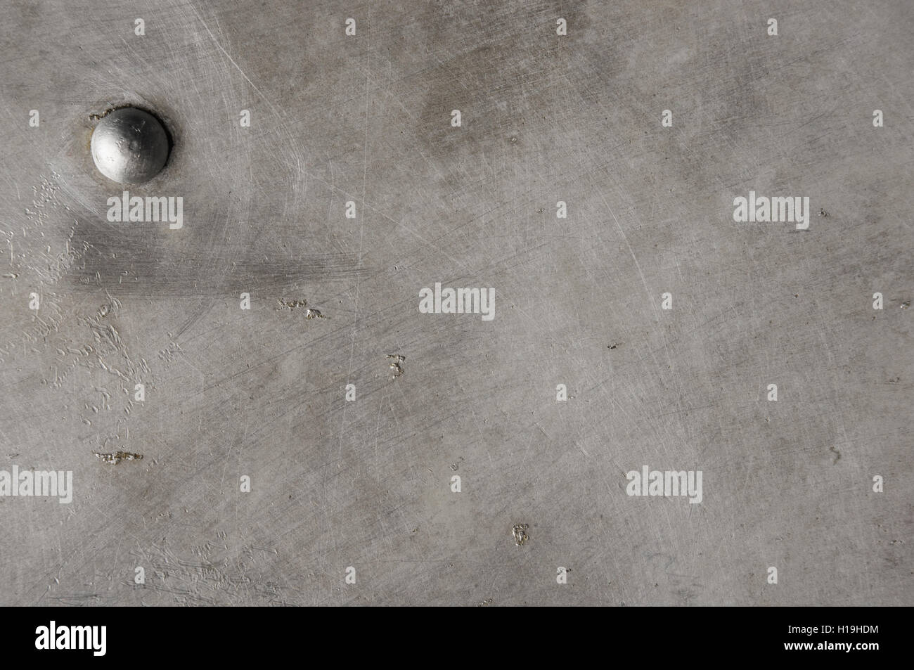 texture of the old aluminum surface with rivets, corrosion, scratches ...
