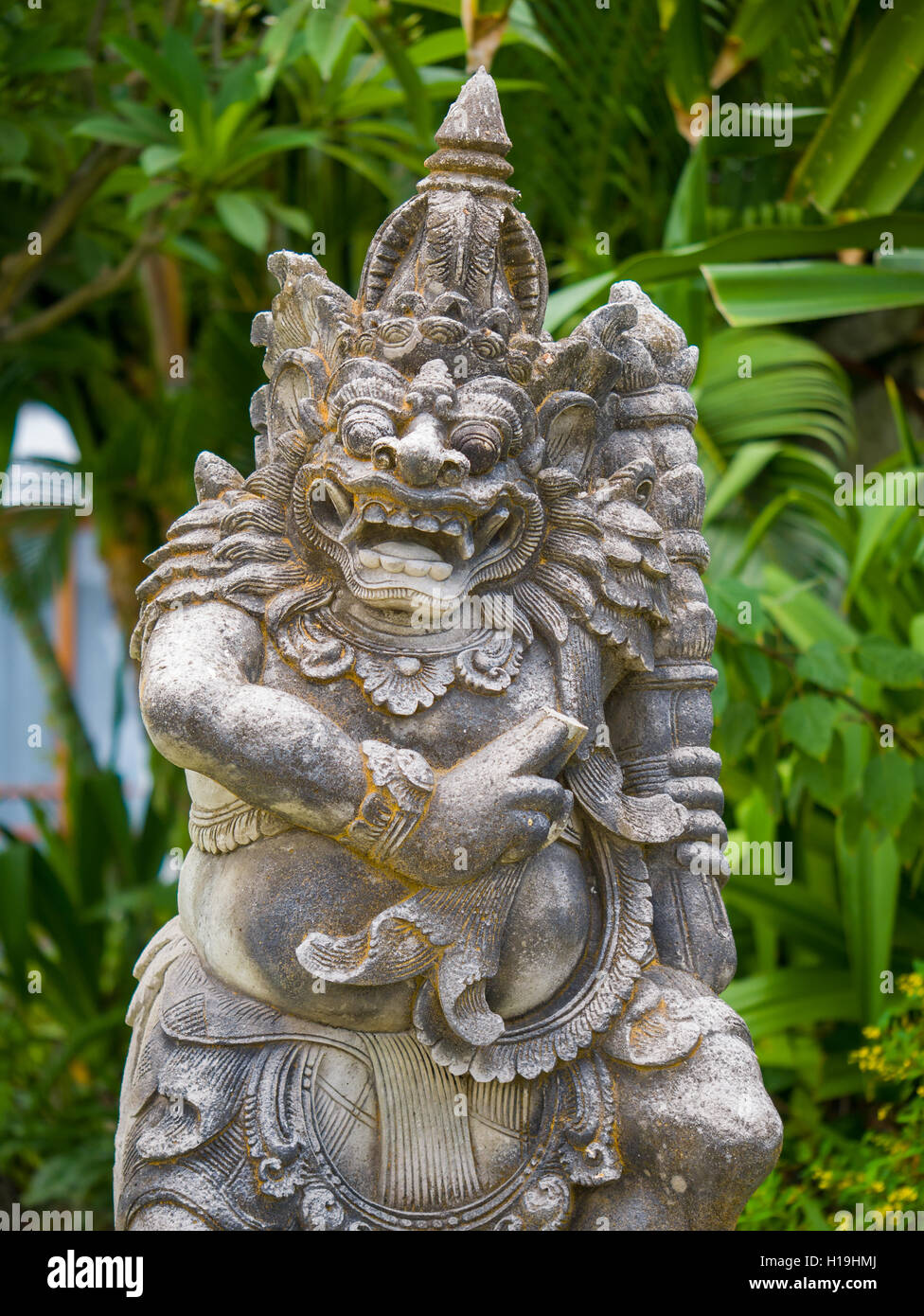 Ancient Balinese statue at the temple in Bali Indonesia Stock Photo - Alamy