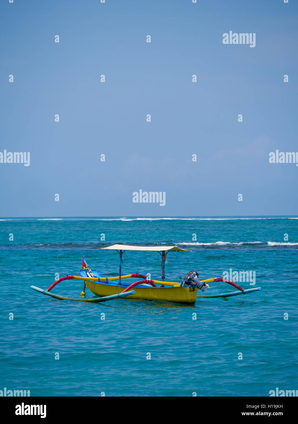 Fishing boat in Bali Indonesia Stock Photo - Alamy