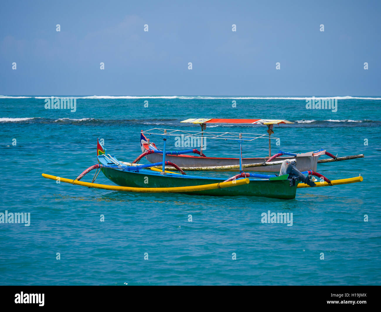 Fishing boat in Bali Indonesia Stock Photo - Alamy