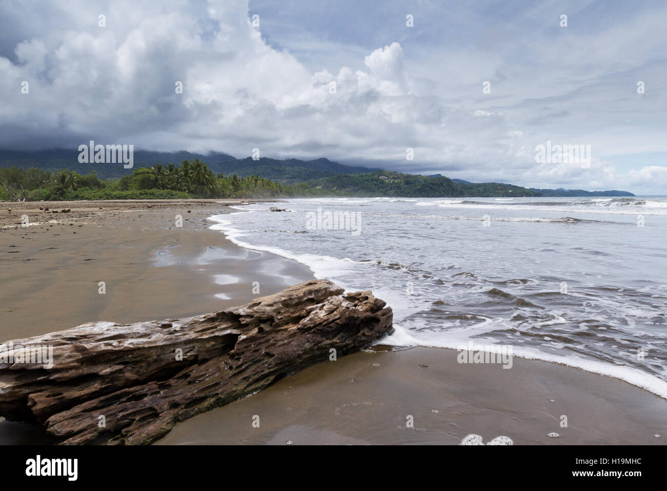 relaxing beach scene in the Costa Rican south pacific Stock Photo - Alamy