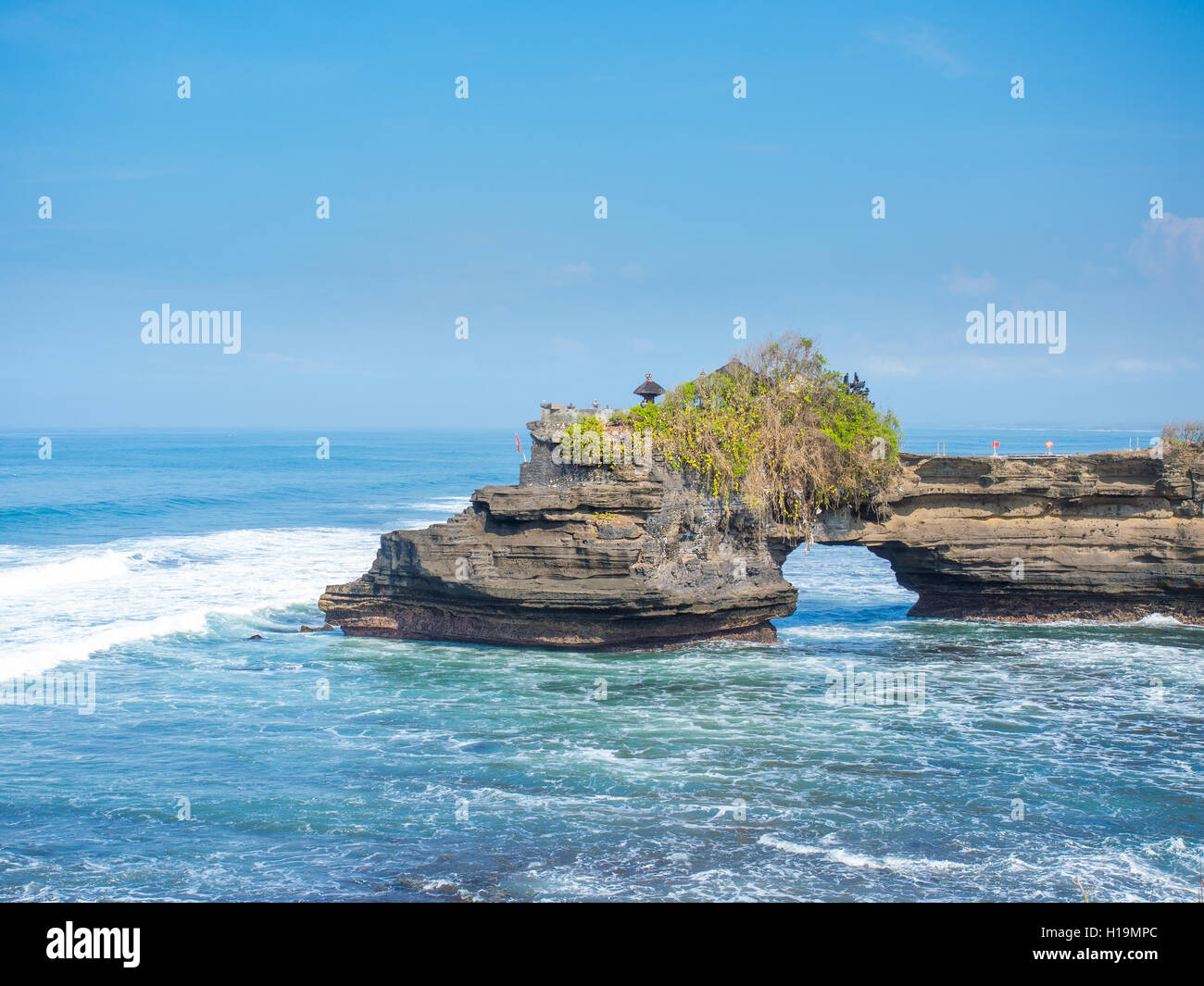 the Tanah Lot temple, in Bali island, indonesia Stock Photo - Alamy