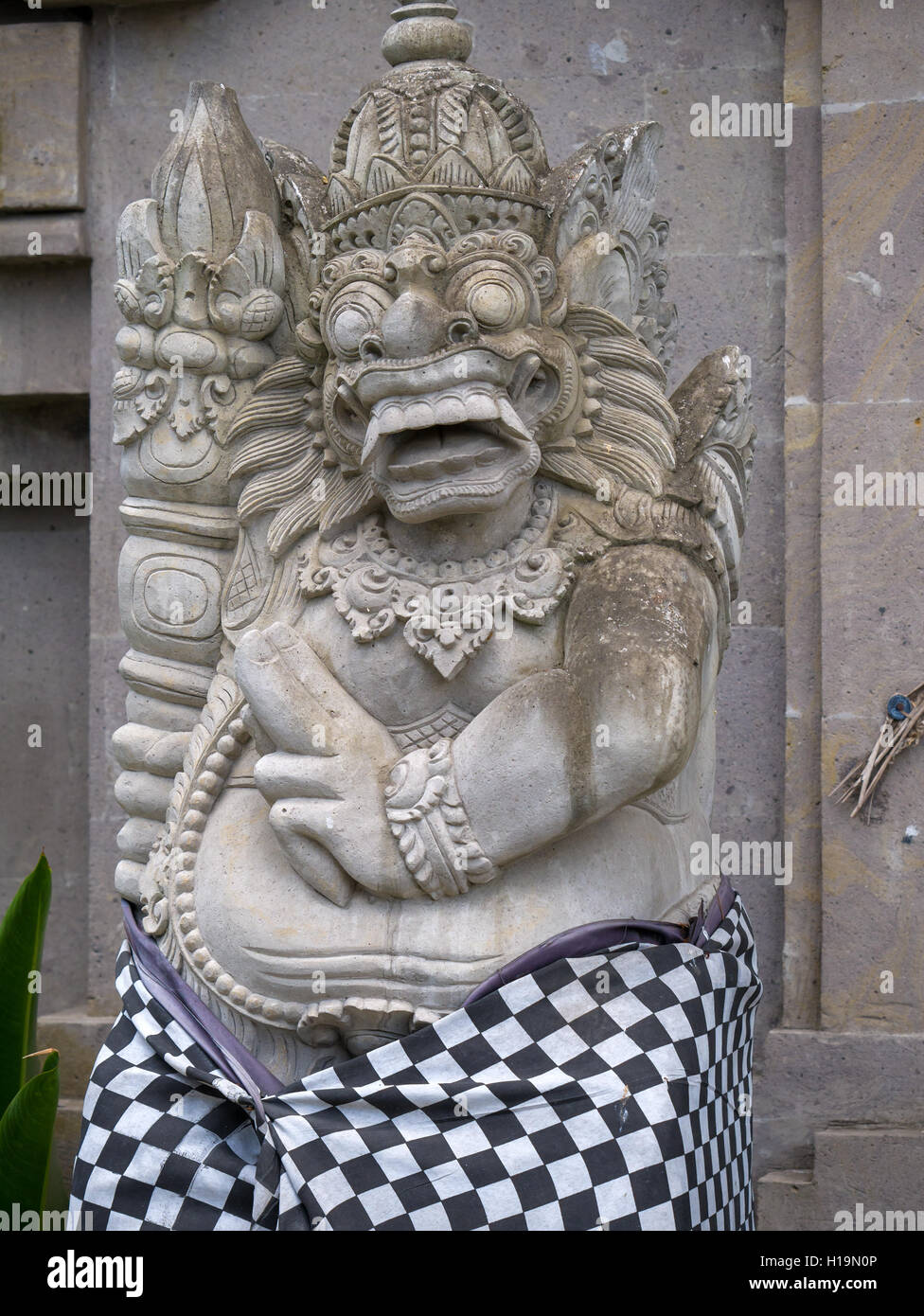 Ancient Balinese statue at the temple in Bali Indonesia Stock Photo - Alamy