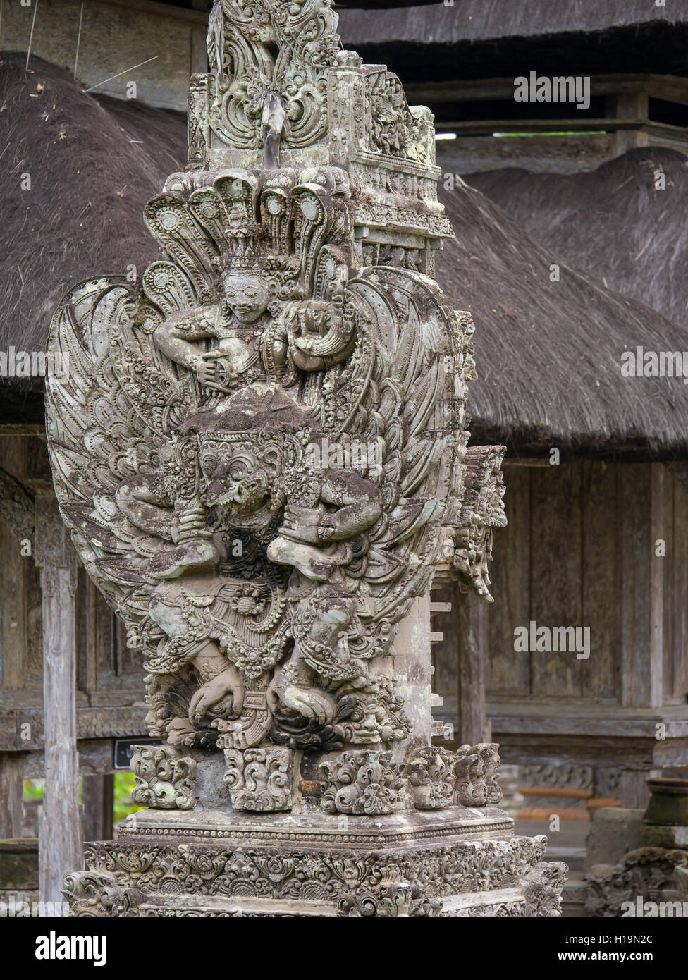 Ancient Balinese statue at the temple in Bali Indonesia Stock Photo - Alamy