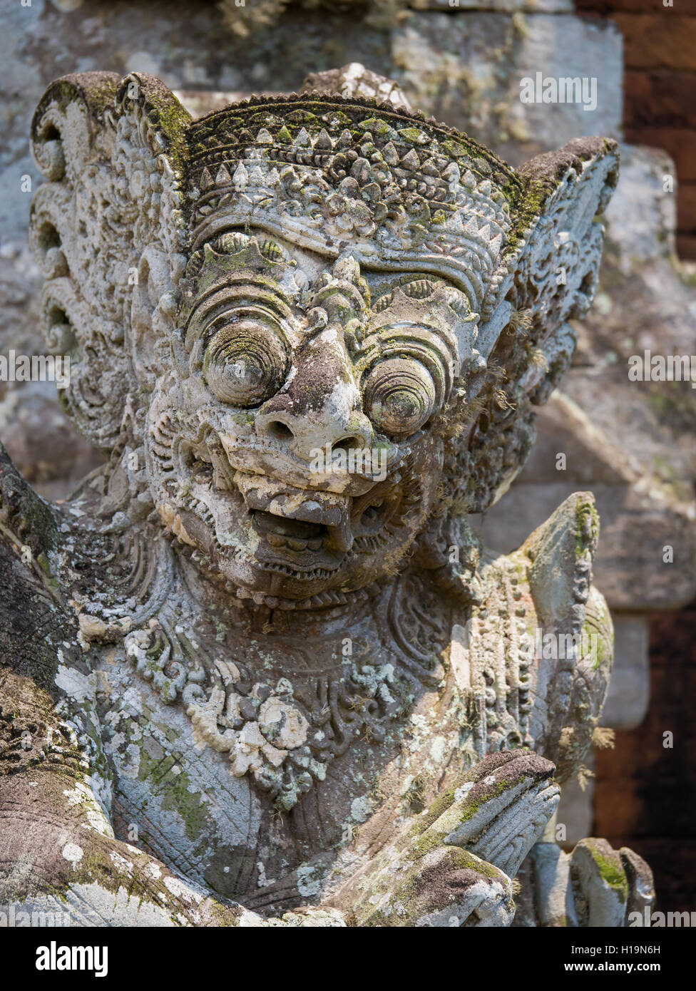 Ancient Balinese statue at the temple in Bali Indonesia Stock Photo - Alamy