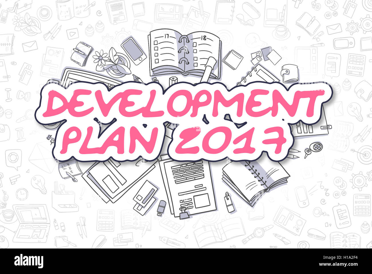 Development Plan 2017 - Business Concept Stock Photo - Alamy