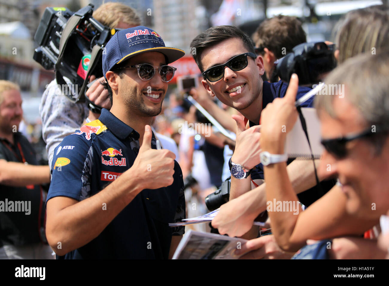 Daniel Ricciardo, Red Bull Racing, Gp Monaco 2016 Stock Photo - Alamy