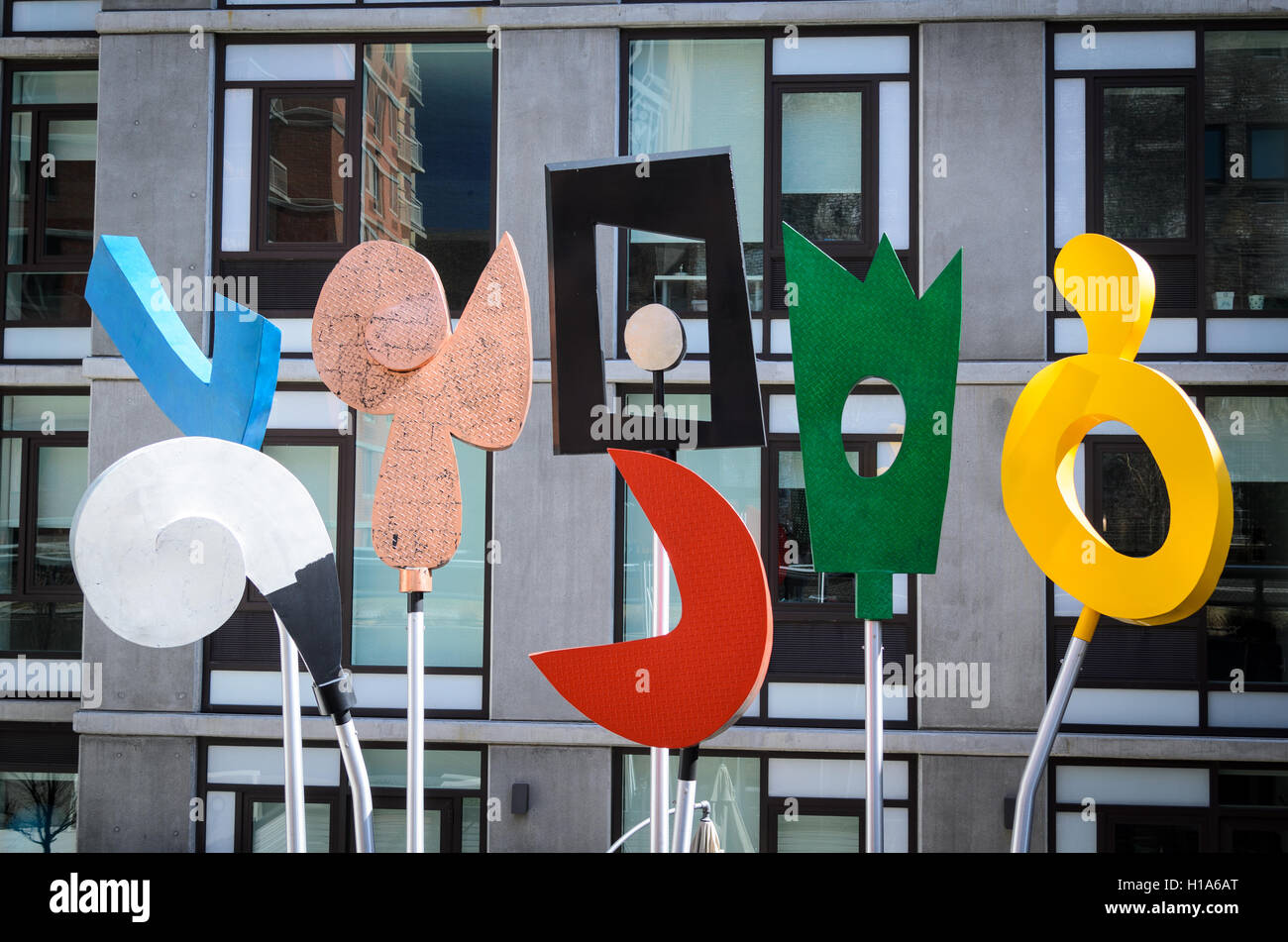 Art on the Highline in New York Stock Photo - Alamy