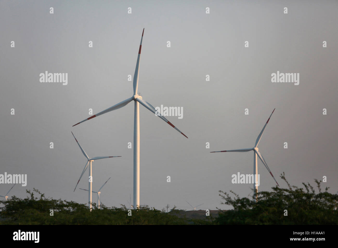 Rotating wind mills power hi-res stock photography and images - Alamy