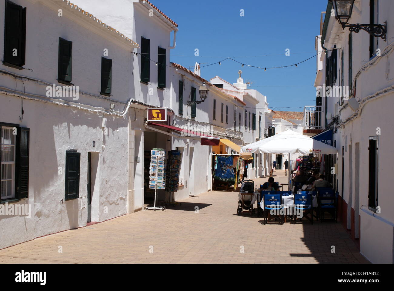 Fornells village, Menorca, Spain Stock Photo - Alamy